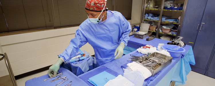 Setup for an Open Reduction and Internal Fixation (ORIF) of the Tibia ...