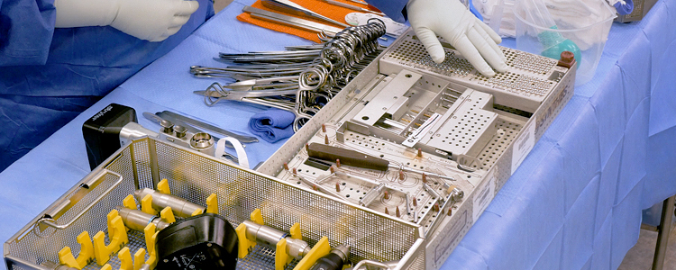 Setup for an Open Reduction and Internal Fixation (ORIF) of the Tibia ...